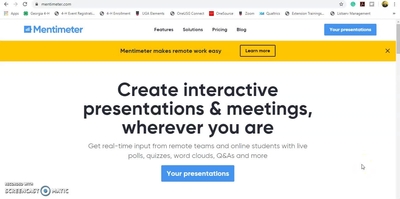 Mentimeter Overview - University of Georgia Kaltura