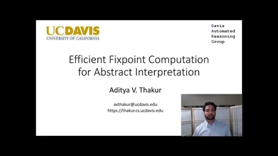 Efficient Fixpoint Computation for Abstract Interpretation - University of California, Davis