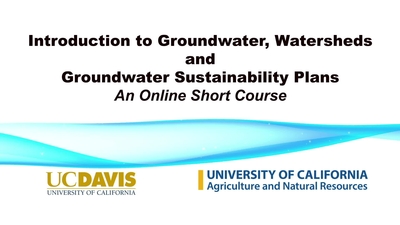 GW-WS-GSP 2021 Lecture 1: What is Groundwater? - Thomas Harter [UPDATED ...