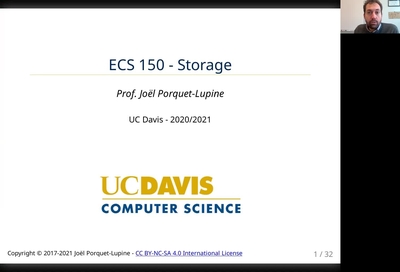 ECS 150 - Lecture - Storage (Part 1) - University of California, Davis