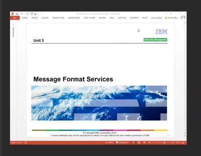 CM18 IMS TM Application Programming Unit 3 Part 1 - IBM Mediacenter