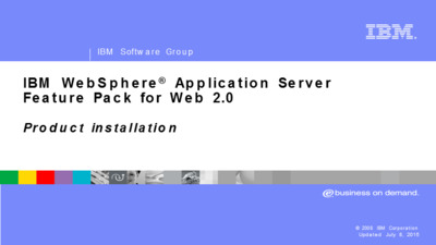 Product installation - IBM MediaCenter