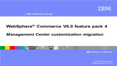 Custom code migration - IBM MediaCenter