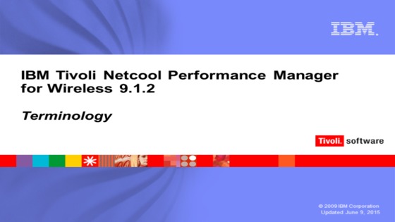 Terminology - IBM MediaCenter