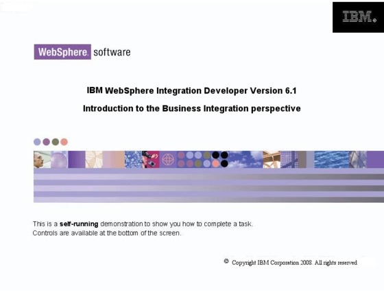 Introduction to the Business Integration perspective - IBM MediaCenter