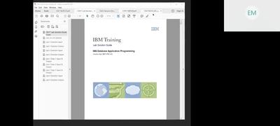 Course CM17 IMS DB Application Programming Unit 9 Part 2 Lab 4 (Advanced SSAs Part 2) - IBM ...