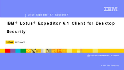 Security - keystore, accounts, SSO - IBM MediaCenter