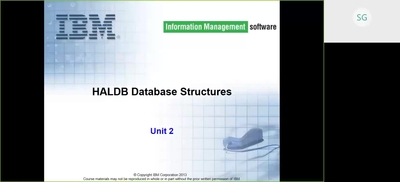 Course CMW46 IMS HALDB Unit 2 (HALDB Database Structures) - IBM Mediacenter