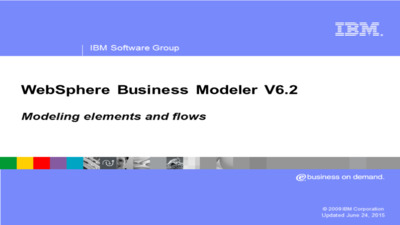 Modeling elements - IBM MediaCenter