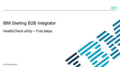 HealthCheck utility – First steps - IBM MediaCenter