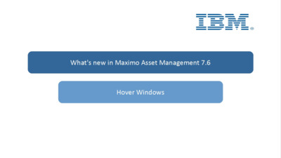 Hover windows - IBM MediaCenter