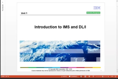 CM22 IMS Physical Organization of Databases Unit 1 Part 1 (Introduction ...