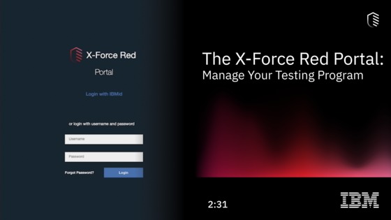 The X-Force Red Portal: Penetration Testing - IBM MediaCenter