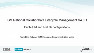 Public URI and host file configurations - IBM MediaCenter