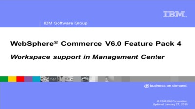 Workspace Tasks tool - IBM MediaCenter