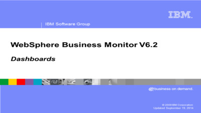 Monitor dashboard changes in version 6.2 - IBM Mediacenter