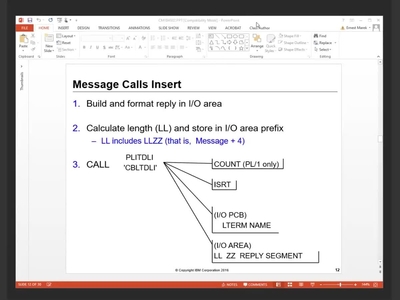 CM18 IMS TM Application Programming Unit 2 Part 2 - IBM Mediacenter