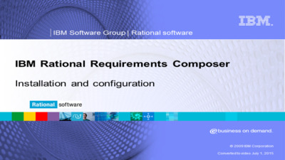 Installation and configuration - IBM MediaCenter