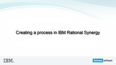 Creating a process - IBM MediaCenter
