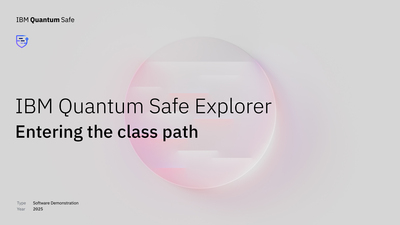 Entering the class path - IBM Quantum Safe Explorer - IBM Mediacenter