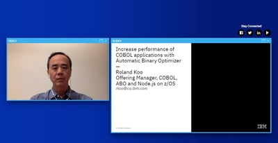Increase performance of COBOL applications with Automatic Binary Optimizer - IBM Mediacenter