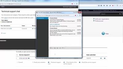 IBM Technical Support Chat - LiveChat - IBM Mediacenter
