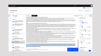 watsonx.ai - Question answering - IBM Mediacenter