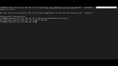 Uninstall the Cloud Pak for Data operators - IBM Mediacenter