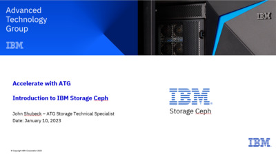 Introduction to IBM Storage Ceph - 01102023 - IBM Mediacenter
