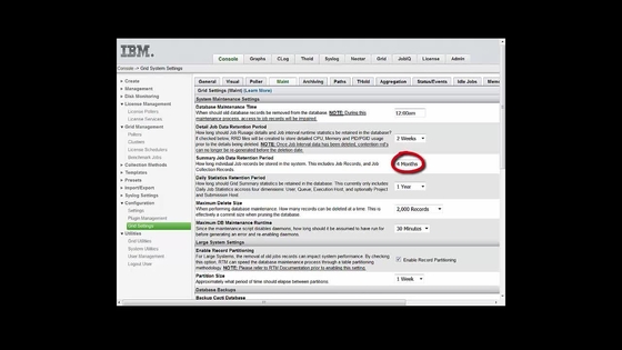 Ibm Spectrum Lsf Rtm Configuring Db Maintenance Ibm Mediacenter