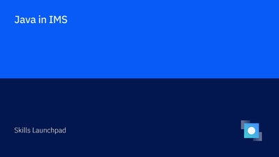 Java and IMS: Introduction - Video 1 - IBM Mediacenter