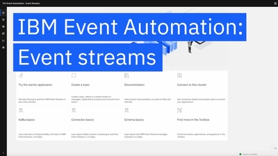 Connect and access data reliably with Event Streams - IBM Mediacenter