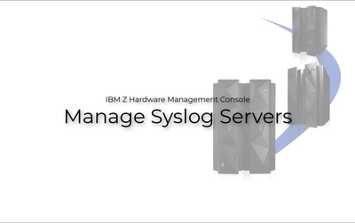 IBM Z Hardware Management Console – Scheduled Operations - IBM Mediacenter
