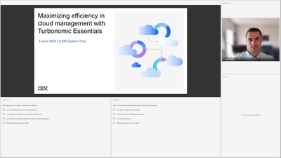 Maximizing efficiency in cloud management with Turbonomic Essentials - IBM Mediacenter