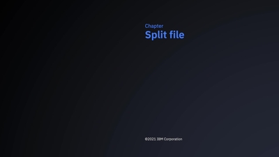 SPSS Statistics Early Access Program - Split file - IBM Mediacenter