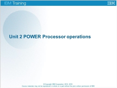 AHQV254 SSE - Linux Performance Management-Unit 2 - IBM MediaCenter