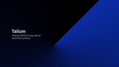 Helping IRENE Energy deliver electricity to Africa - IBM Mediacenter