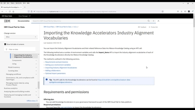 Importing the Knowledge Accelerators Industry Alignment Vocabularies ...