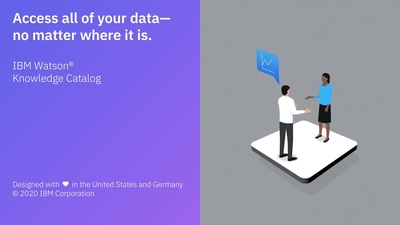 Acesse todos os seus dados, onde quer que estejam: IBM Watson Knowledge Catalog - IBM MediaCenter