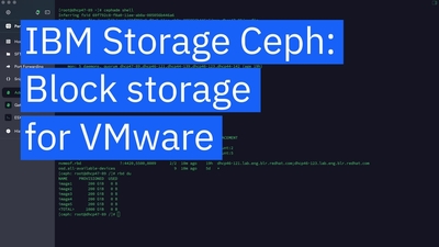 IBM Storage Ceph now offers block storage for VMware - IBM Mediacenter
