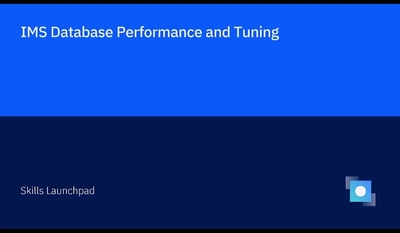 Unit 1, Section 1: Introduction to IMS Database Tuning - IBM Mediacenter