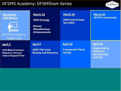 DFSMShsm Education Series-hsm SETSYS - IBM Mediacenter