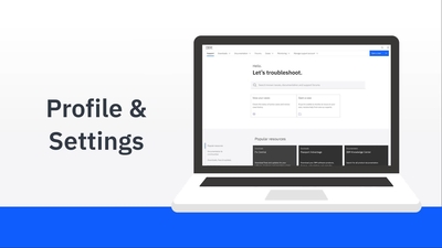 Profile & Settings - IBM Mediacenter