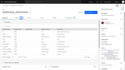 Data Catalog - IBM Mediacenter