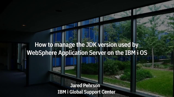 How to manage the JVM version used by WebSphere Application Server on ...