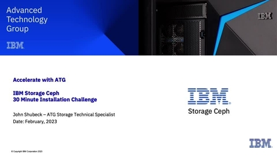 IBM Storage Ceph 30 Minute Installation Challenge - IBM Mediacenter