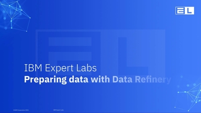 Lab 5: Preparing data with Data Refinery - IBM Mediacenter
