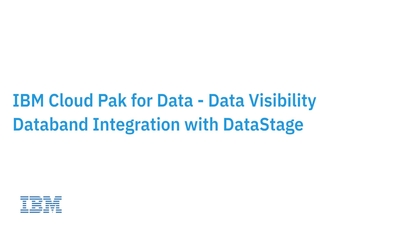 IBM Cloud Pak for Data - Data Visibility Databand Integration with ...