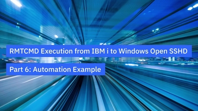 Remote Command Execution from IBM i to Microsoft Windows Open SSHD ...