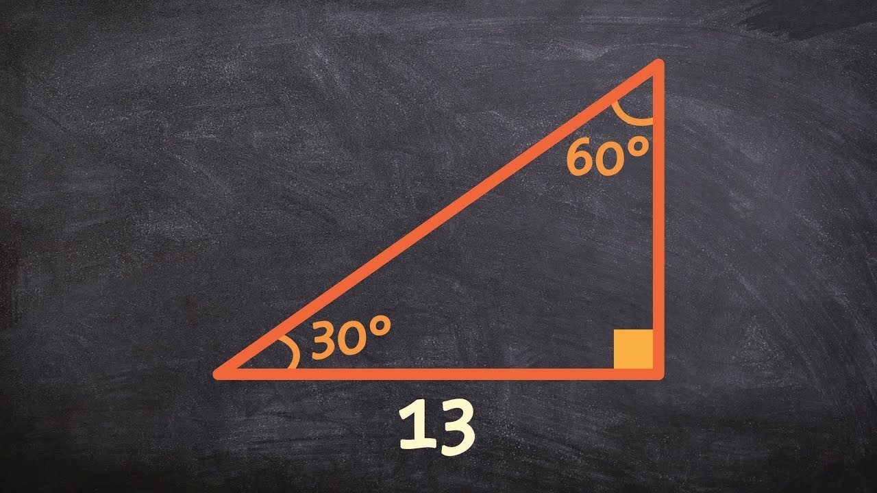 Applying special right triangles 30 60 90 degree triangle | Maths